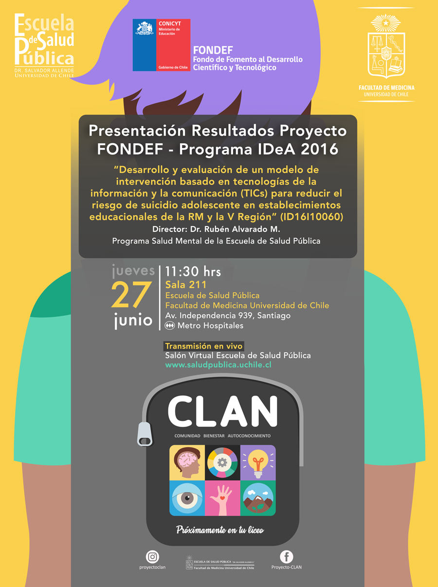 Resultado Proyecto FONDEF- Programa IDeA 2016 - Escuela de Salud Pública
