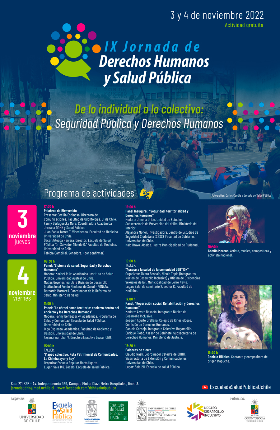 “De lo individual a lo colectivo: Seguridad Pública y Derechos Humanos” - Escuela de Salud Pública